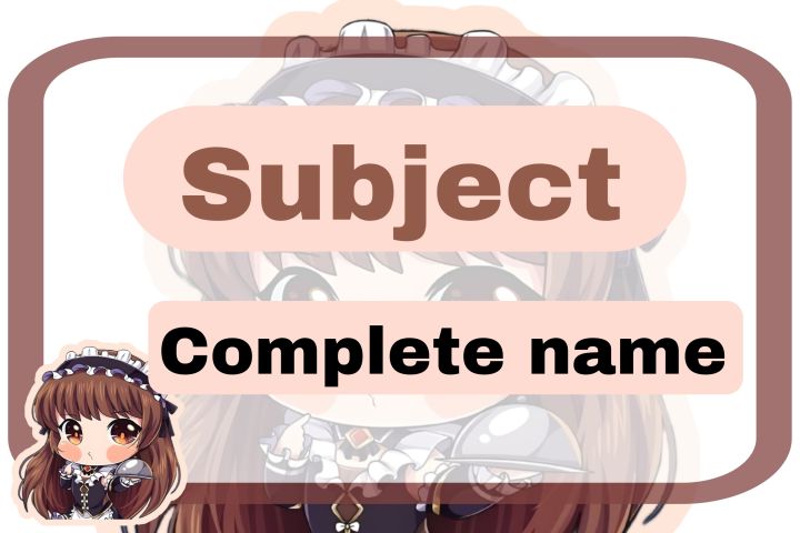 MOBILE LEGENDS CHIBI / NAME TAG AND SUBJECT LABEL SET | Lazada PH