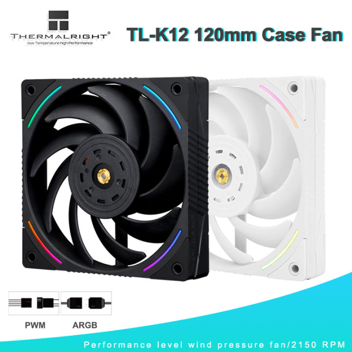 Thermalright TL-K12 Case Fan 4PIN PWM 120mm CPU Cooling Fan S-FDB V2 bearing Hight Performance ...