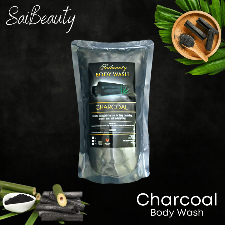 REFILL SABUN MANDI CHARCOAL BODY WASH 1 LITER Busa Mandi SAIBEAUTY ...