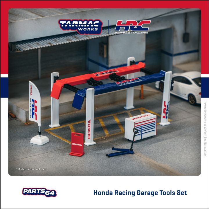 [Authentic] Tarma* Works Mini Figures 1/64 Garage tools set Honda ...