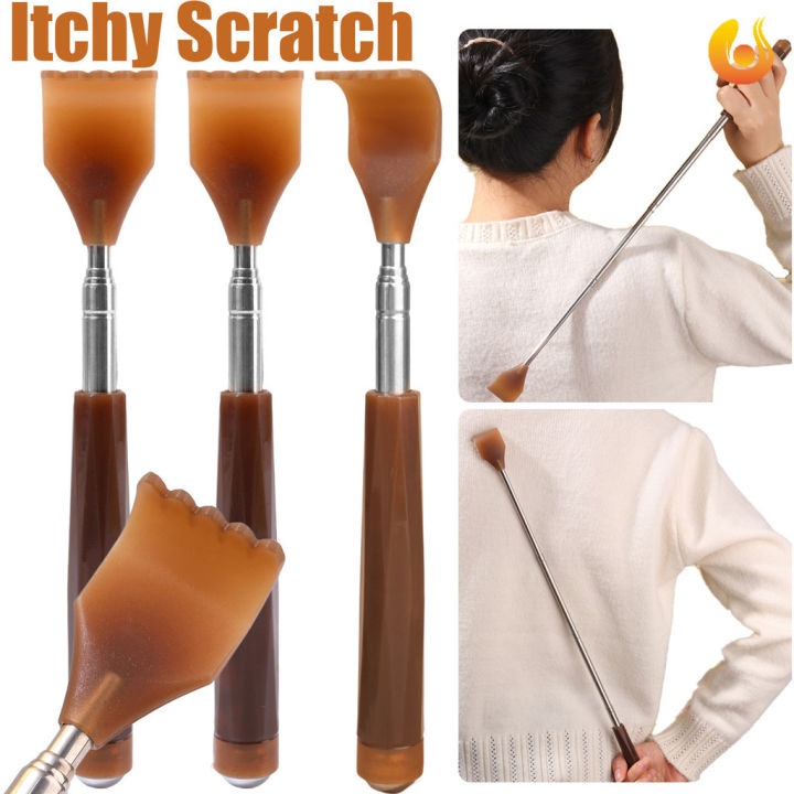 Adjustable Back Scratcher Stainless Steel Back Massager Telescopic Anti ...