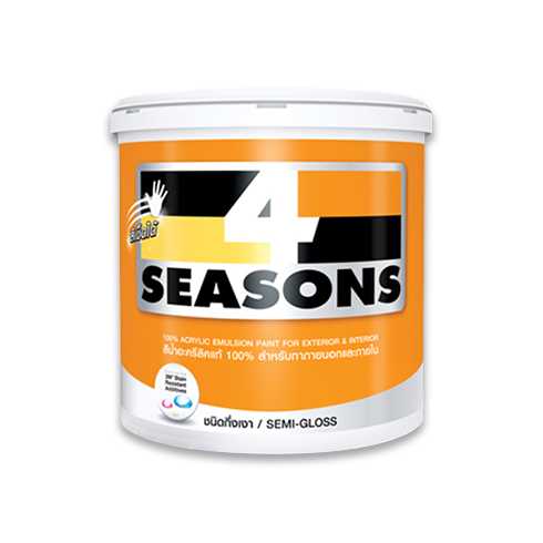 สีน้ำ โฟร์ซีซั่น ภายใน ด้าน สีฟ้า สีครีม พีช AG 5004 AG 2001 AG 6003 AG ...