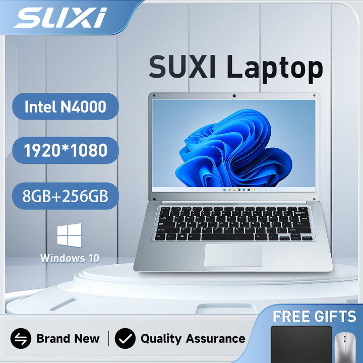 SUXI MeBook X 14.1 inch Laptop 8GB RAM 256GB SSD Intel Celeron N4000 ...