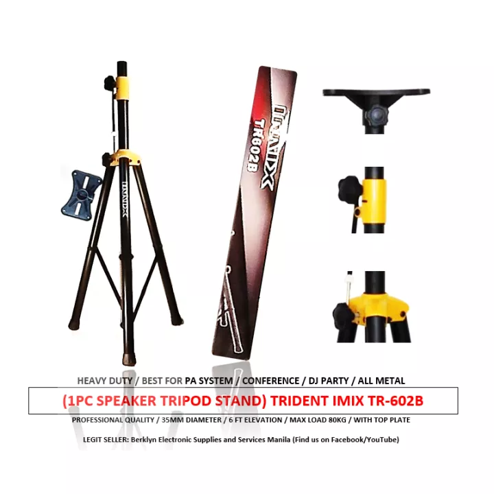 TRIDENT SPEAKER STAND TR 602B | Lazada PH
