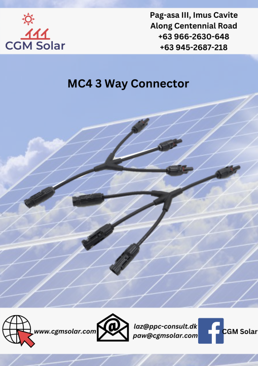 MC4 3 WAY Connector Pair for Paralleling Solar Panel | Lazada PH