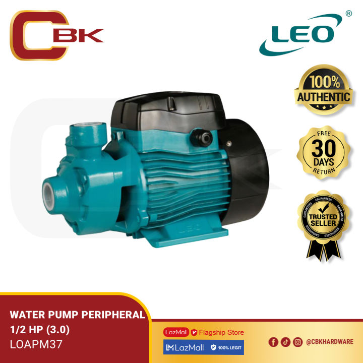 LEO APM-37 WATER PUMP PERIPHERAL 1/2 HORSE POWER (3.0) - Blue Green ...