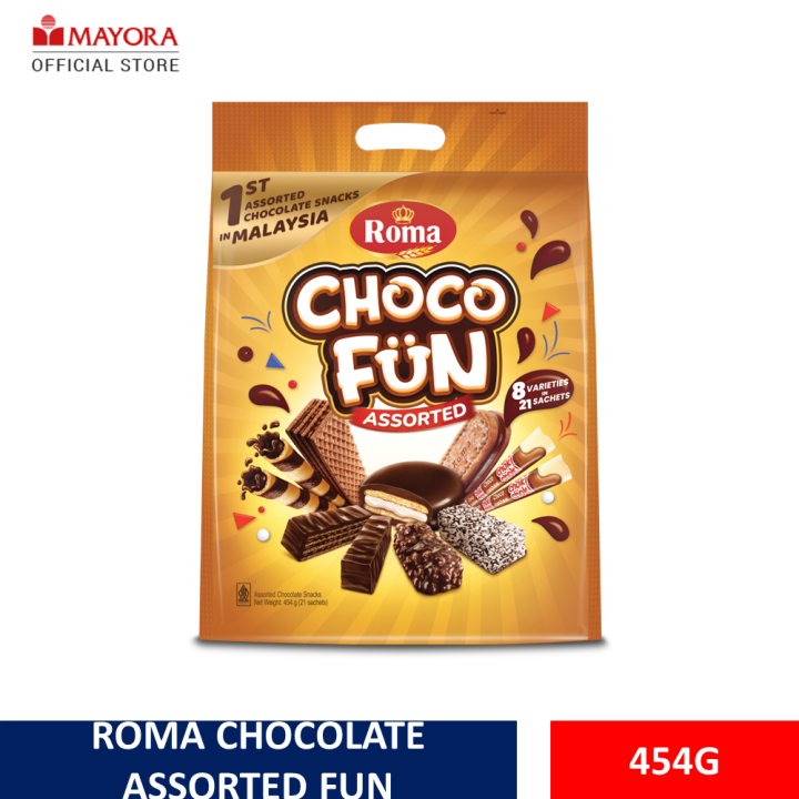 Roma Assorted Fun 454g - Chocolate | Lazada