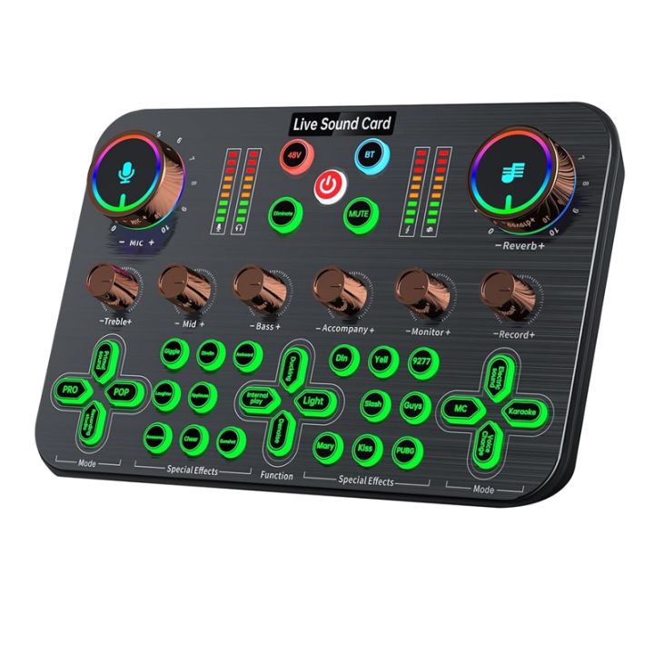 Gaming Audio Mixer, Streaming Audio Mixer, Audio Interface Sound Card ...