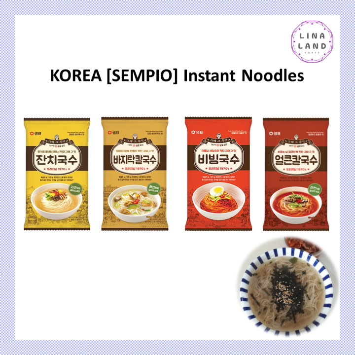 KOREA [SEMPIO] Instant Noodle / Ramyun Clam / Kalguksu / Bibim | Lazada ...