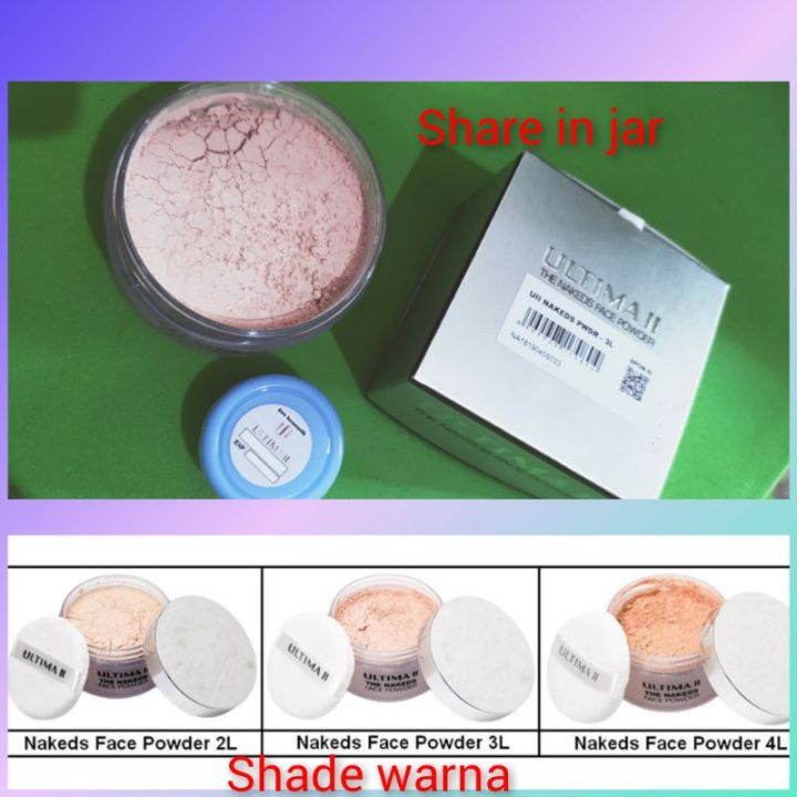 Ultima II The Naked Face Powder share in jar | Lazada Indonesia