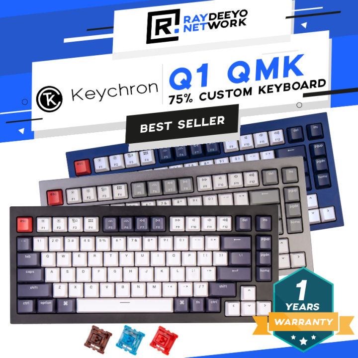 Keychron Q1 / Keychron Q1 Knob V2 QMK Custom RGB Mechanical Keyboard ...