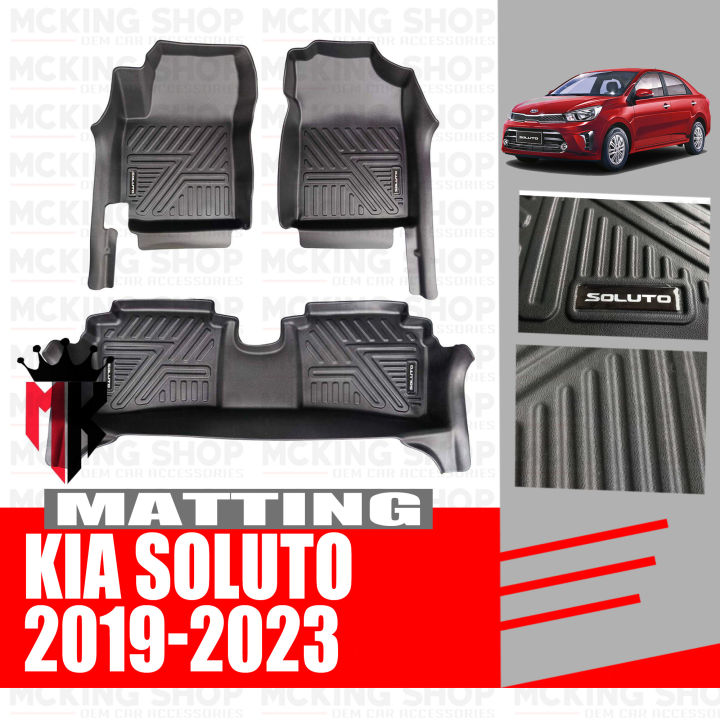 Kia Soluto 2019-2023 OEM TYPE 5D Deep Dish Matting High Quality ...