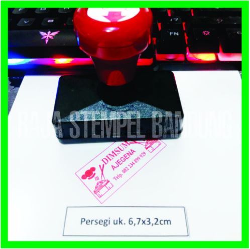 STEMPEL NAMA / No HP/WA Ukuran 6.7x3.2 cm I STEMPLE LOGO I STAMPEL ...