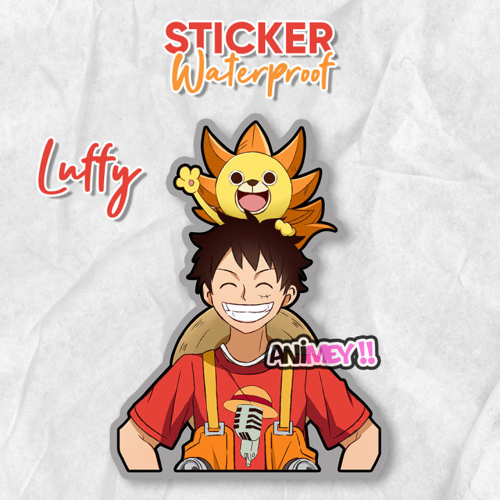Stiker Luffy One Piece / Sticker Anime Waterproof | Lazada Indonesia