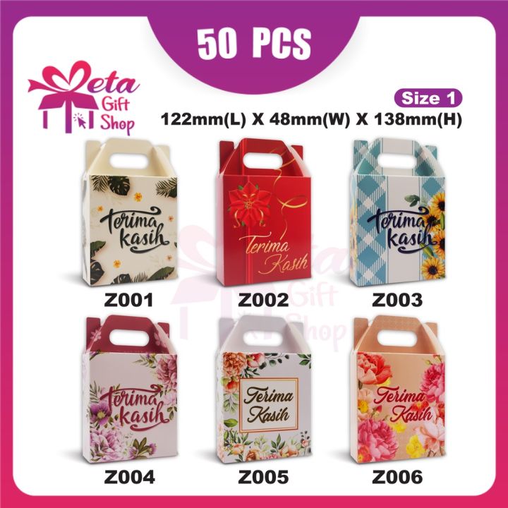 [50pcs] PROMOSI Thank You Wedding Box, Doorgift Box, Kotak Kahwin ...