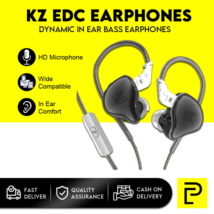 KZ EDC Dynamic In-ear Bass Earphone HIFI DJ Sports Headset Wired Stereo ...