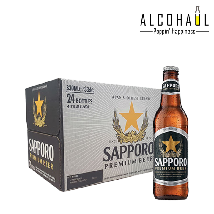 Sapporo Pint Beer - CASE 24 X 330ml | Lazada Singapore