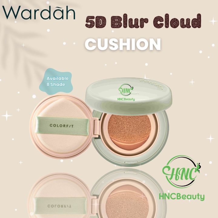 WARDAH Colorfit 5D Blur Cloud Cushion 15gr | Matte Finish Tahan Lama ...