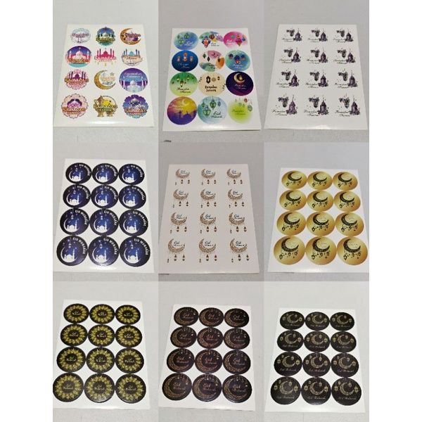 Hari Raya Aidilfitri Sticker Ramadhan Sticker For Gift Packaging | Lazada