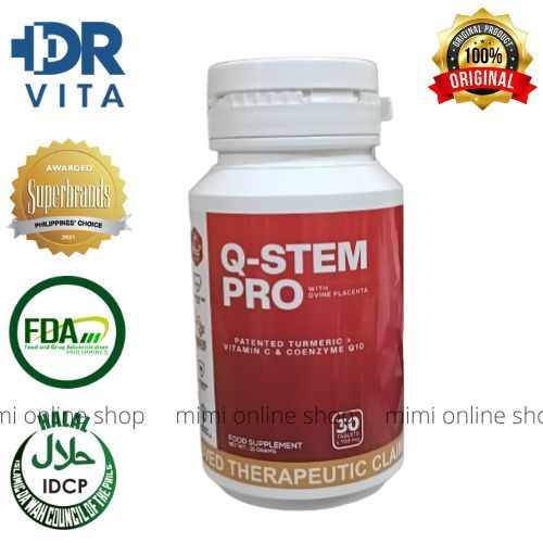 100% Authentic Dr. Vita Q-Stem Pro with Ovine Placenta (30 tablets ...