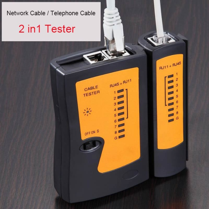Cable Tester Network Testing Tools Ethernet Rj11 LAN Cable Telephone ...