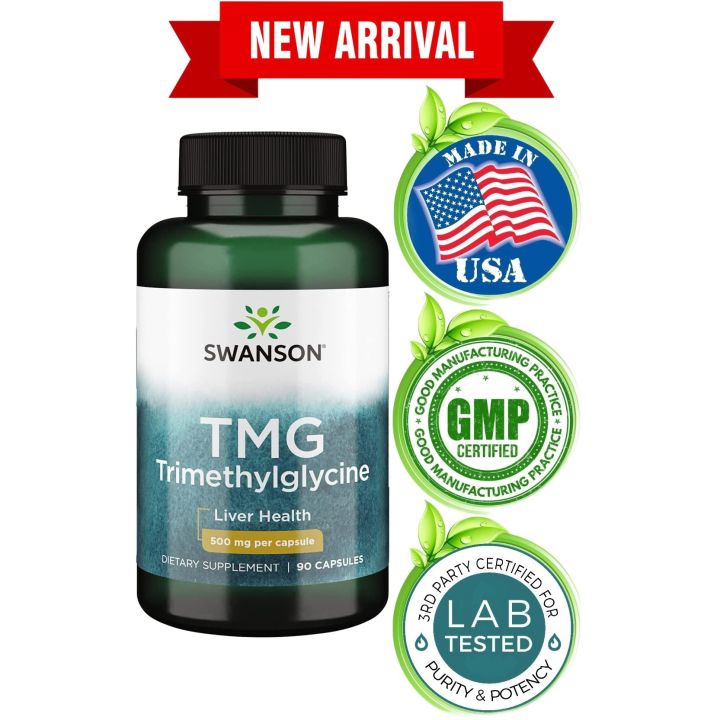 TMG or DMG 90 Caps 500mg Betaine Trimethylglycine Methyl Donor for ...