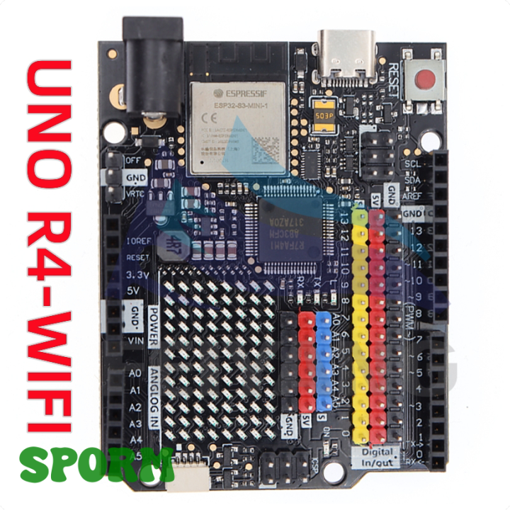 [sporm] Uno R4 Minima Type C Usb Esp32 S3 Wifi Edition Development Board Compatible For Arduino