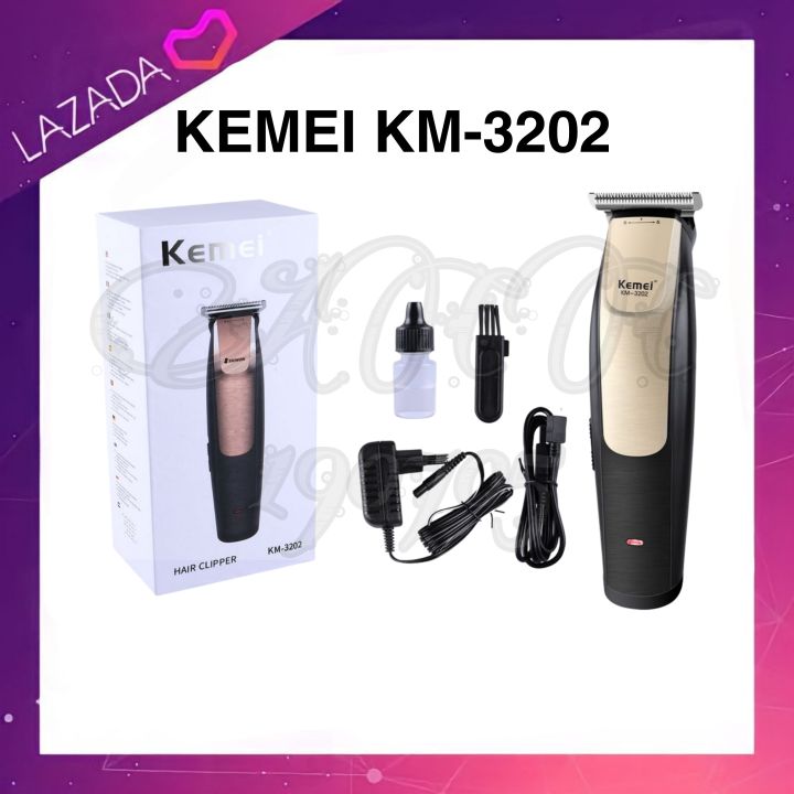 Mesin Cukur Rambut Kemei KM-3202 Smart Hair Shaver 2 In 1 | Alat Cukur ...