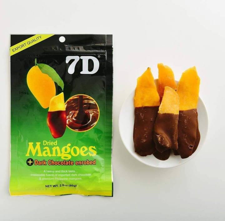 7D Dried mango Dark chocolate/7D dried mango/7D mango and pineapple/7D mangorind | Lazada PH