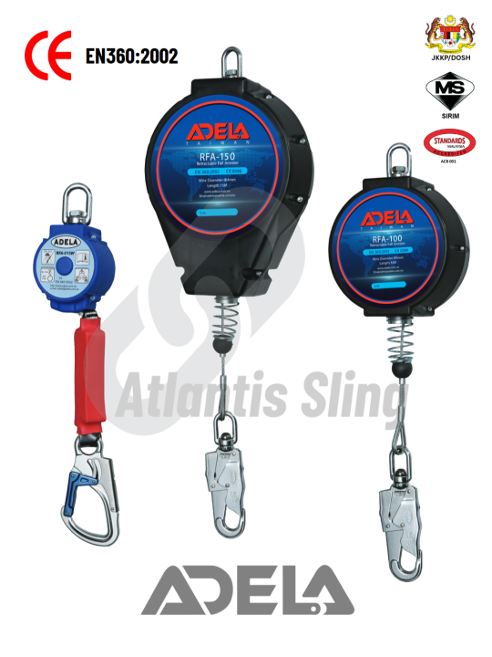ADELA Self Retractable Lifeline RFA Model [READY STOCK IN MALAYSIA ...