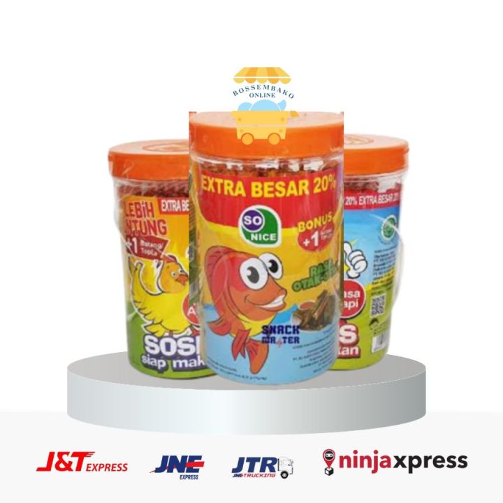 Sosis So Nice Siap Makan 24 pcs x 21gr Rasa Ayam Rasa Sapi Rasa Otak ...