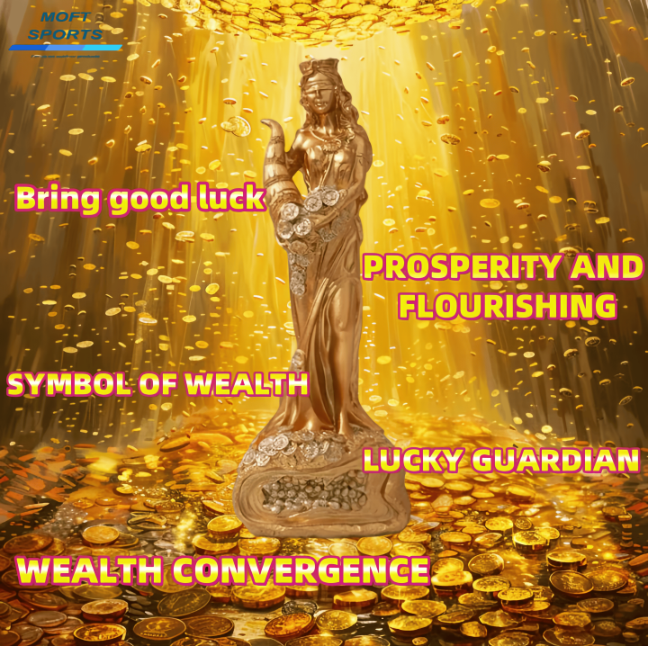Statue of Fortune Goddess, Lucky Star Lucky Decoration, Lucky Goddess ...