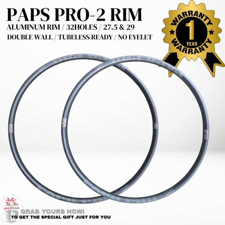 PAPS PRO 2 RIMS & PAPS PRO-1 RIMSPAIR w/ 1 YR WARRANTY FOR MOUNTAINBIKE ...