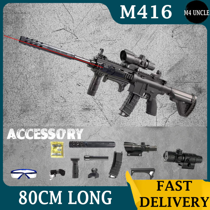 Gel Blaster M416 Toy Only For Kids Manual Water Bead Toy Gun For Boys ...