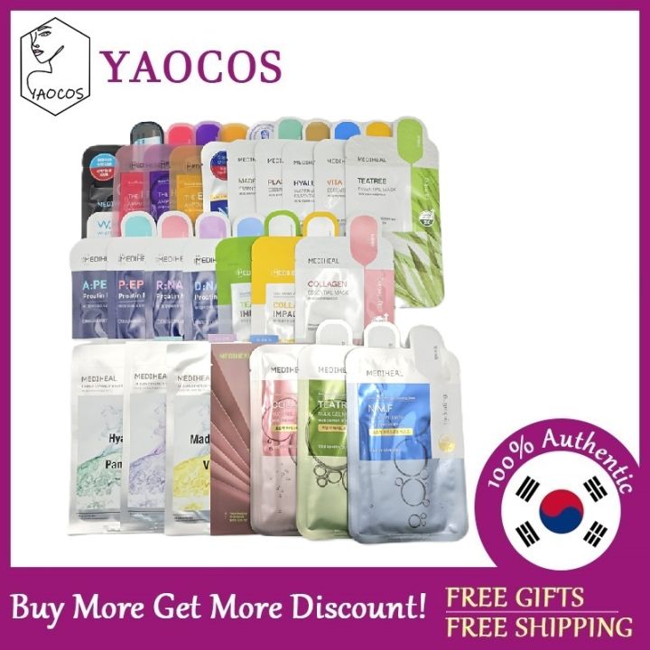 [MEDIHEAL] Ampoule & Essential Facial mask 1ea | Lazada Singapore