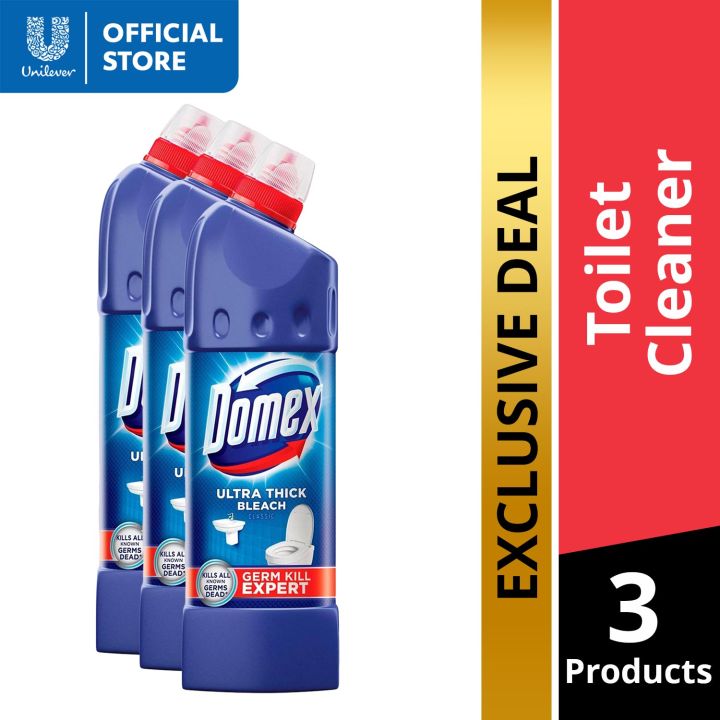 [BUNDLE OF 3] Domex Ultra Thick Bleach Toilet Cleaner Classic ...