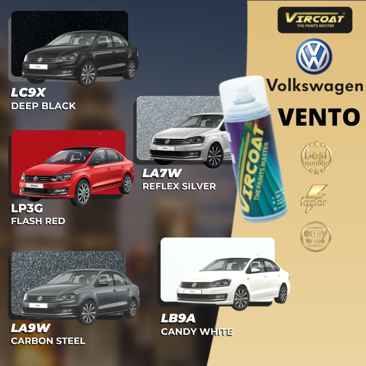 [Volkswagen Vento] VIRCOAT Aerosol Spray 2K Paint/ Car Body Touch Up ...
