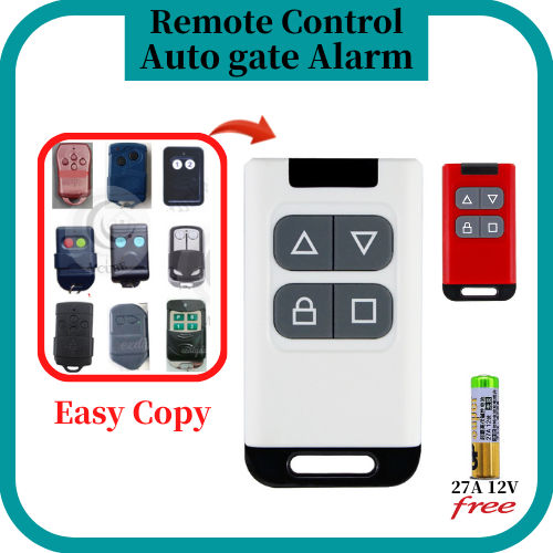 Clone Type D.I.Y Remote Autogate Alarm Remote Pagar 自动门遥控器 330Mhz ...