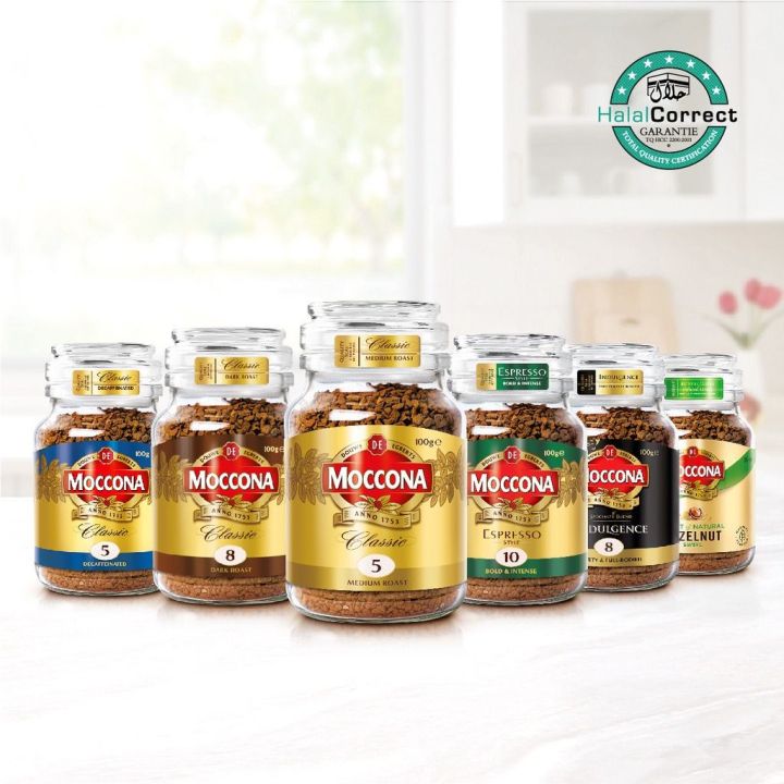 Moccona Classic Freeze Dried Instant Coffee 95/100g | Lazada