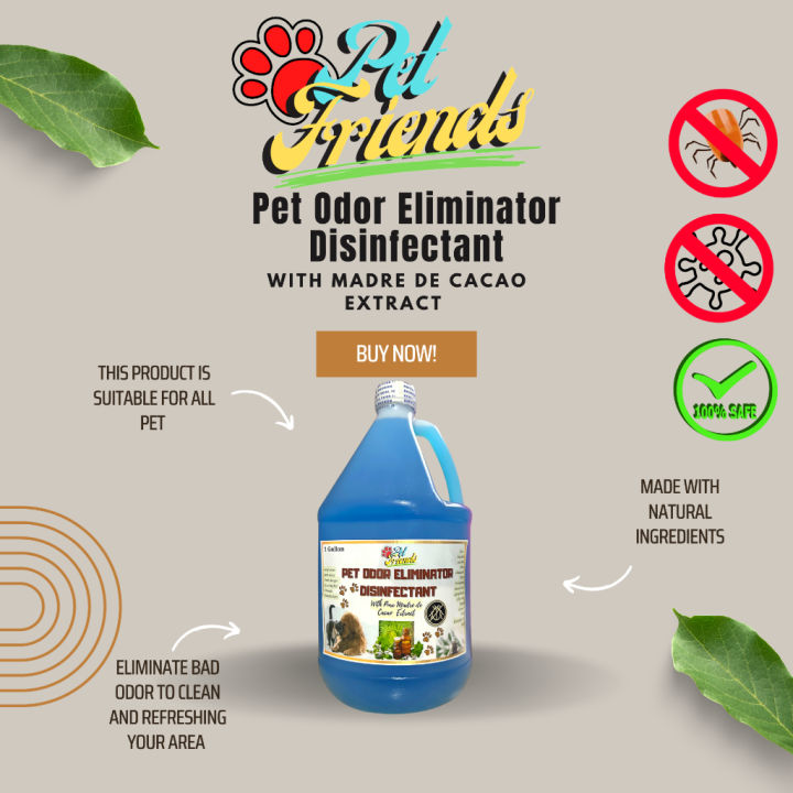 All in One Area Disinfectant Odor Eliminator 1Gallon Anti tick and flee ...