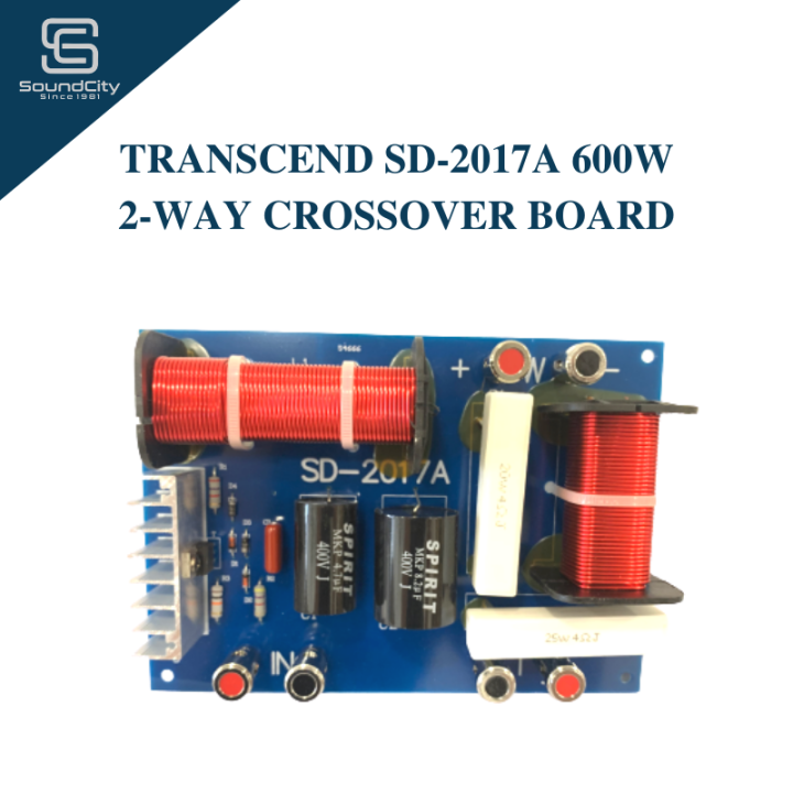 TRANSCEND SD-2017A 600W 2-Way Crossover Board | Lazada