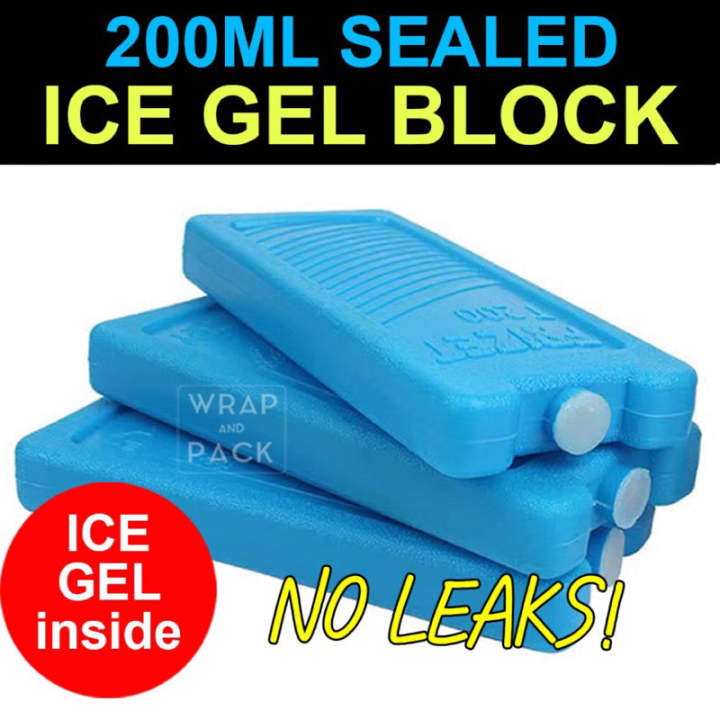 200ml FLAT ICE GEL BLOCK Blue gel ice pack iwata air cooler ice pack ...