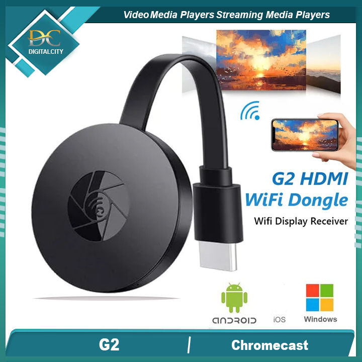 DIGITAL G2 Mirasscreen Chromecast Wireless HDMI Display Streaming ...