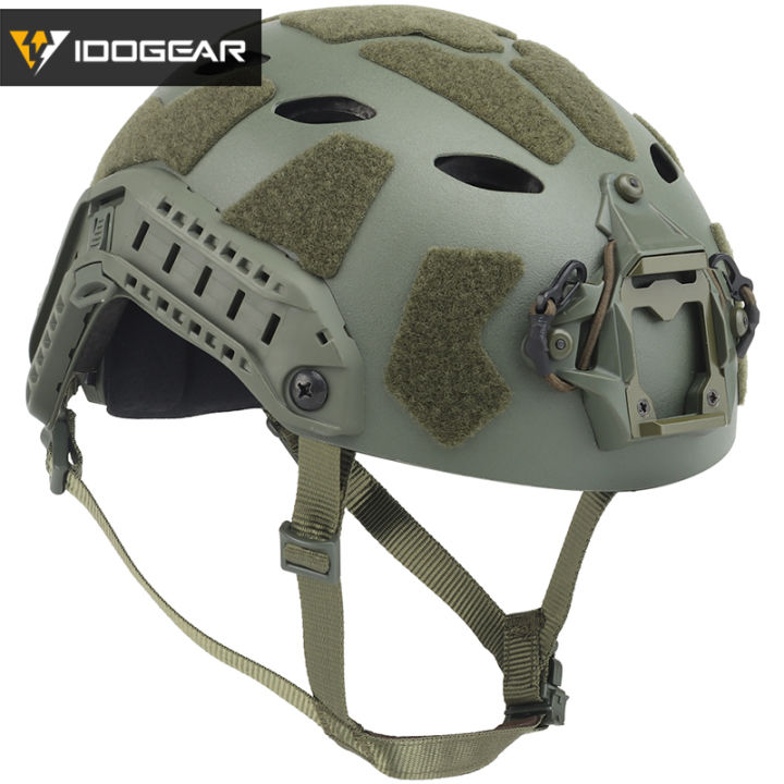 IDOGEAR Tactical FAST Helmet SF Style SUPER High Cut FAST Helmet 7.5mm ...
