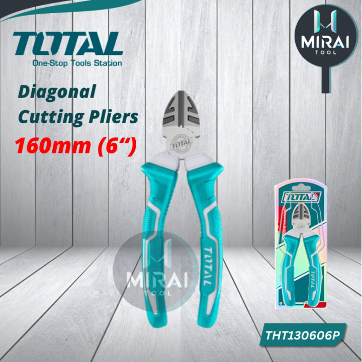 TOTAL THT130606P Diagonal Cutting Pliers 160MM (6") | Lazada
