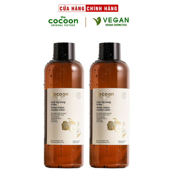 Nước tẩy trang bí đao Cocoon 500ml dành cho da dầu, da mụn - VEGAN Mỹ ...