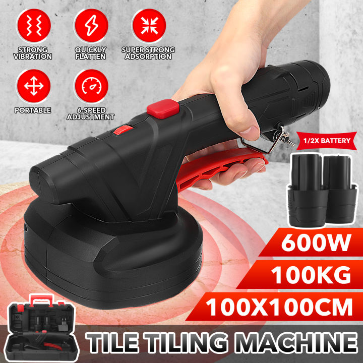 Handheld Electric Tile Vibrator 600W 100KG Automatic Leveling Machine ...