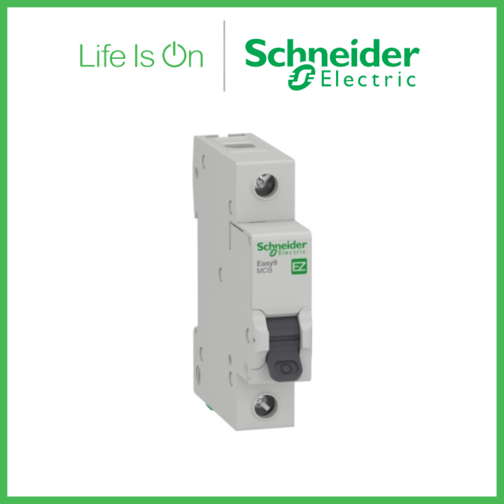 Schneider Electric Easy9 MCB 1P 4.5kA 6A 10A 16A 20A 25A 32A 40A 50A 63A | Lazada