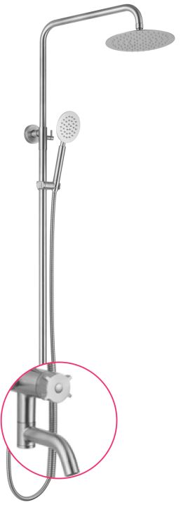 SUS 304 STAINLESS SHOWER SET | Lazada PH
