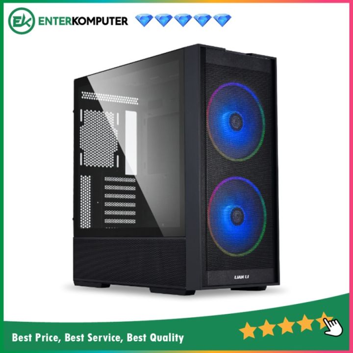 Casing LIAN LI LANCOOL 206 RGB BLACK - Front Fine Mesh Panel - 4.0mm ...